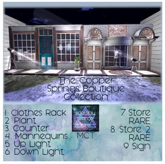 Second Life Marketplace - ~ASW~ The Copper Hot Springs Garden Umbrella