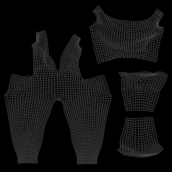 Second Life Marketplace - Dae Obj FBX For Women's Off Shoulder Open ...