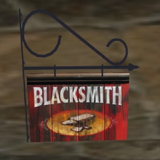 Second Life Marketplace - blacksmith 1 signboard