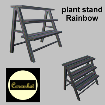 Second Life Marketplace - plant stand Rainbow