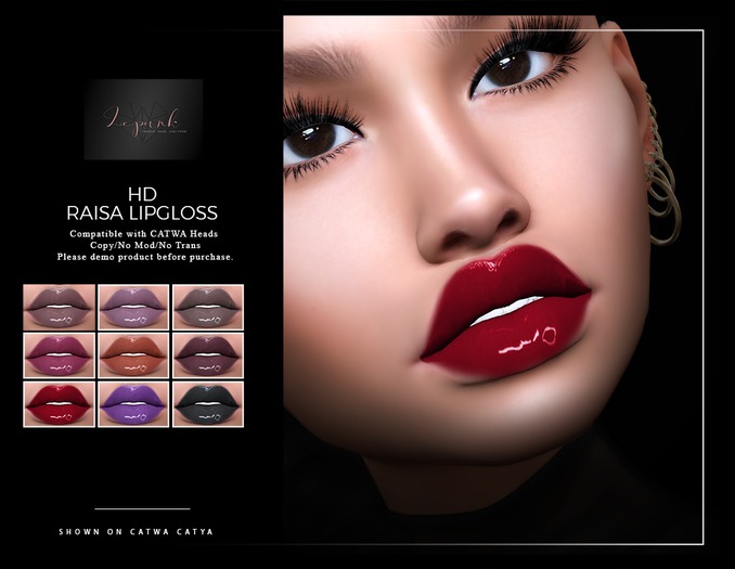 Second Life Marketplace - -Lepunk- Raisa HD Lipstick +CATWA+ [addme]