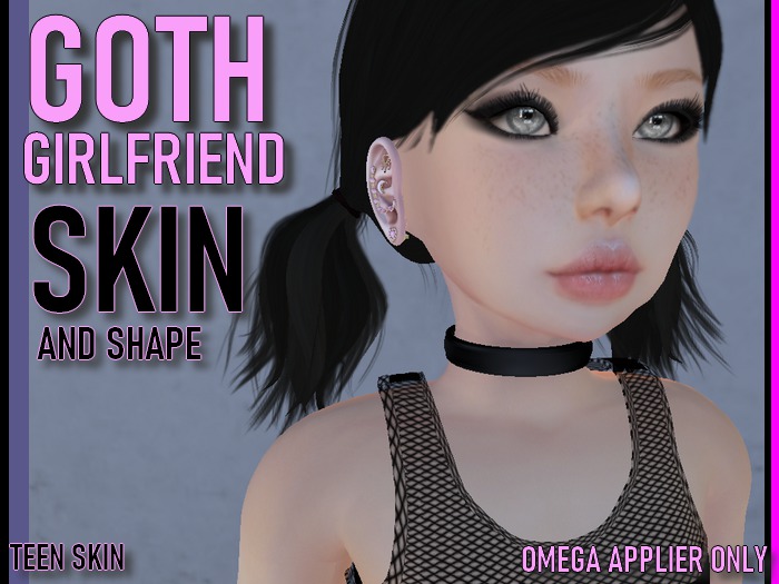 Second Life Marketplace - ♡ Spoiled Sweet ♡ - Goth Girlfriend Omega Skin