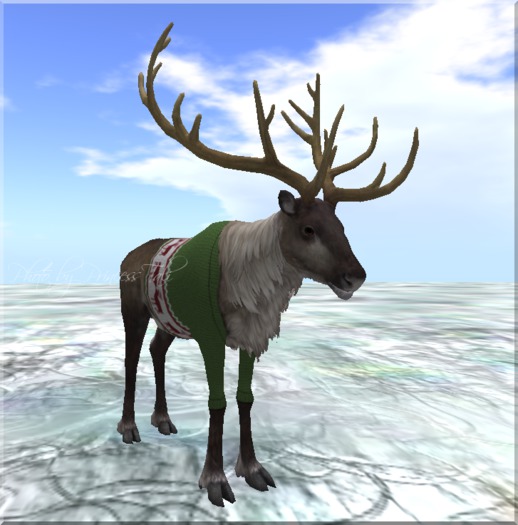 Second Life Marketplace - SUS Elven Xmas Box COMMON 5, Reindeer Prancer