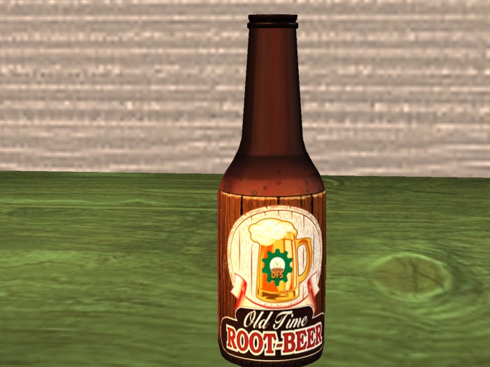 Second Life Marketplace - DFS Soda - Root Beer Bottle