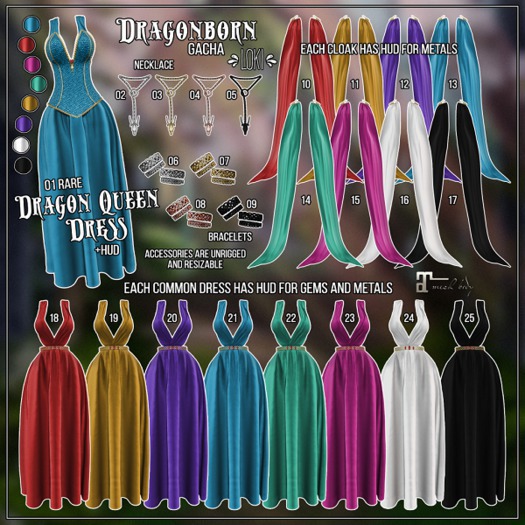 Second Life Marketplace - 20.Loki - Dragonborn GACHA - Purple Amethyst ...