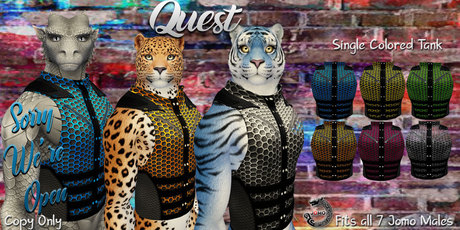 Second Life Marketplace - SWO QUEST TANK GREEN
