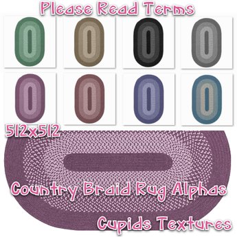 Second Life Marketplace - 8 Country Braided Rug Textures