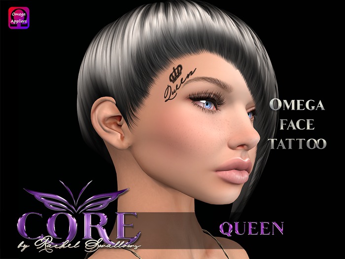 Second Life Marketplace - CORE QUEEN FACE TATTOO (ADD ME)