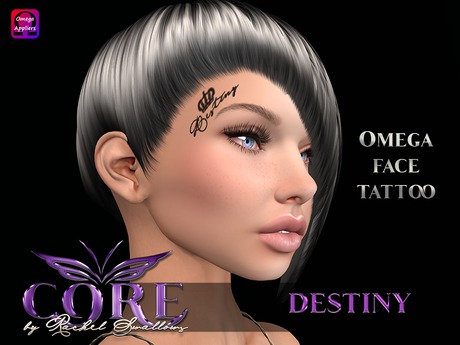 Second Life Marketplace - CORE DESTINY FACE TATTOO