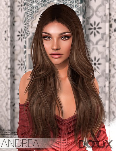 Second Life Marketplace - DOUX - Andrea hairstyle [DEMO]