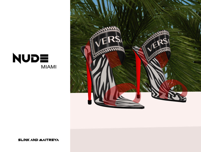 Second Life Marketplace - [NU]DE - PVC SANDALS Blood
