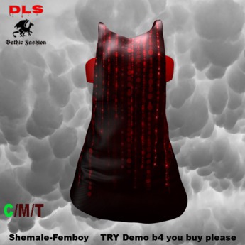 Second Life Marketplace - Femb-SPORTSDRESS black red matrix1 boxed