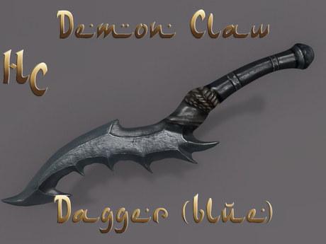 Second Life Marketplace - Habib Creations - Demon Claw Dagger (blue)