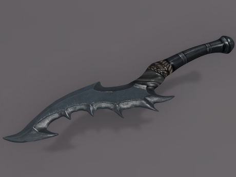Second Life Marketplace - Habib Creations - Demon Claw Dagger (blue)