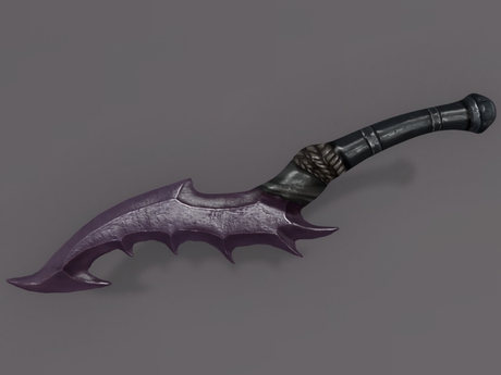 Second Life Marketplace - Habib Creations - Demon Claw Dagger (purple)