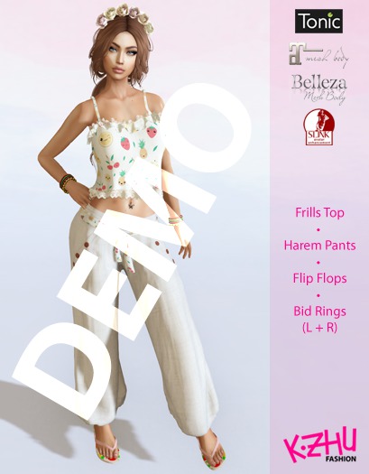 Second Life Marketplace - Full Outfit: Fruity Summer (DEMO)