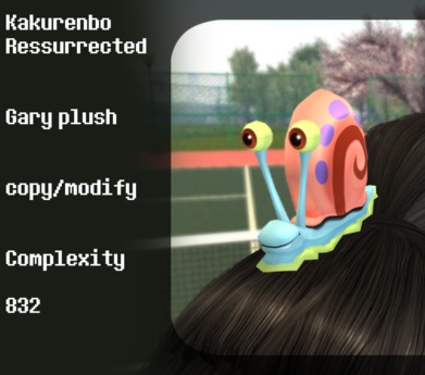 Second Life Marketplace - Kakurenbo: Gary plush