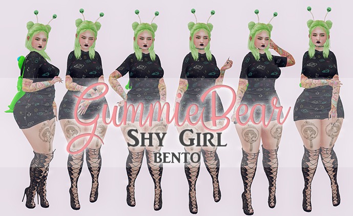 Second Life Marketplace {gb} Shy Girl Bento