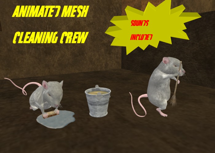 Second Life Marketplace - Cleaning crew boxed