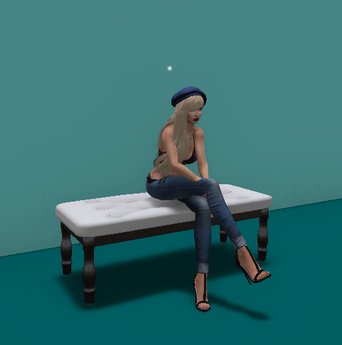Second Life Marketplace - Dakota Designs Tuft Cushioned Bench Maroon set