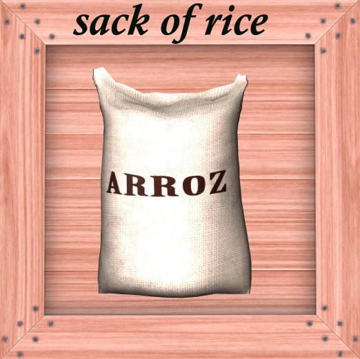 Second Life Marketplace - Saco de arroz [G&S] sack of rice