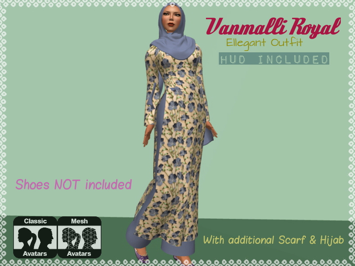 Second Life Marketplace - [Good Fairy] - Vanmalli Royal {Salwar Kameez}
