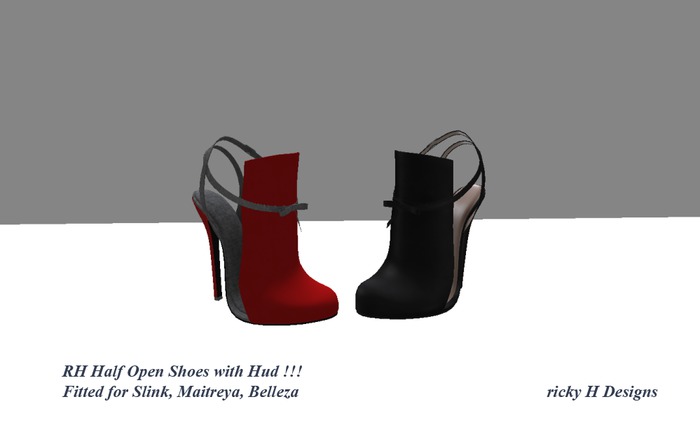 Second Life Marketplace - RH Half Open Shoes with Hud