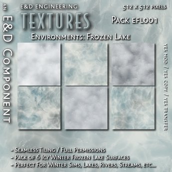 Second Life Marketplace - [EFL001] 6 Frozen Lake Textures Frozen Pond ...