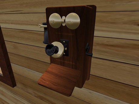 Second Life Marketplace - TM Antique Wall Phone - Prop