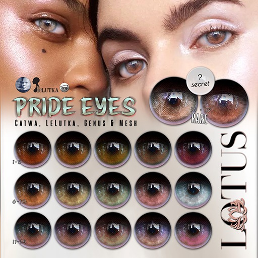 Second Life Marketplace - LOTUS. Pride Eyes 09 BOX