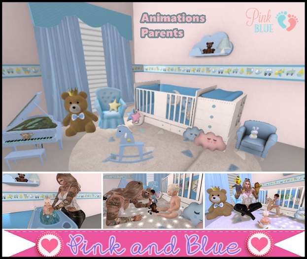 Second Life Marketplace - Blue Room to interact with your baby prim