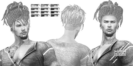 Second Life Marketplace - DEMO-DQ...Male Holdup Dreads