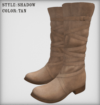 Second Life Marketplace - friday - Shadow Boots (Tan)