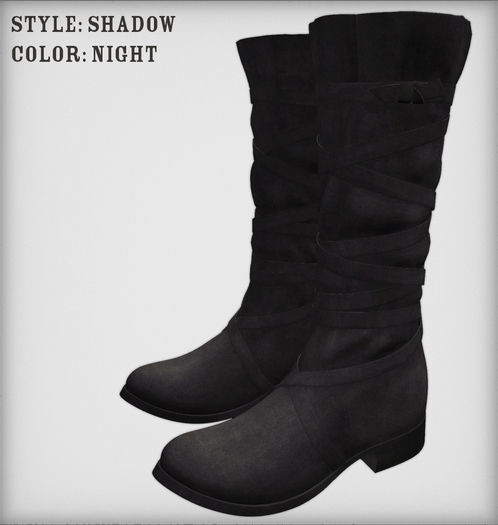 Second Life Marketplace - friday - Shadow Boots (Night)