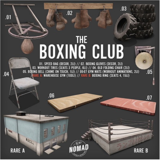 Second Life Marketplace - NOMAD // THE BOXING CLUB // 03