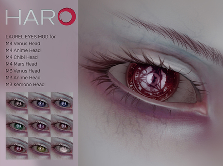 Second Life Marketplace - Laurel Eyes Mod for M3 / M4 Anime Chibi Mars ...