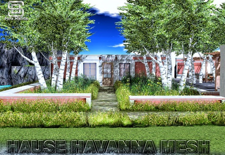 Second Life Marketplace - [PMF] HOUSE HAVANNA MESH