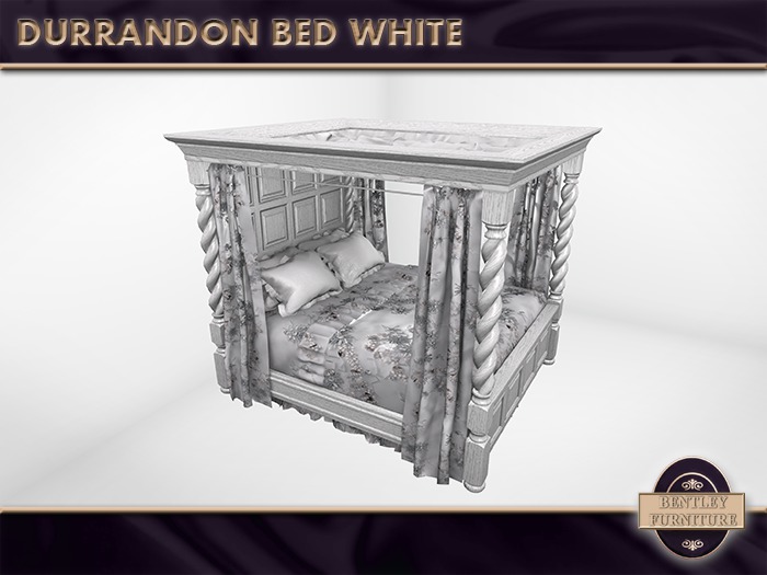 Second Life Marketplace - Durrandon Bed White - PG Version