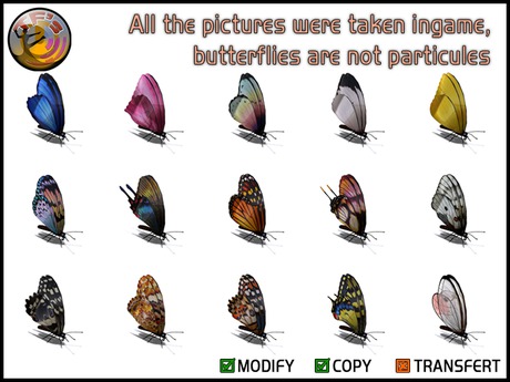 Second Life Marketplace - TFs Cloud of Butterflies