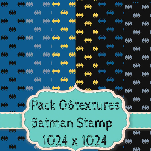 Second Life Marketplace - !PP! Pack 06 textures Batman Stamp HQ