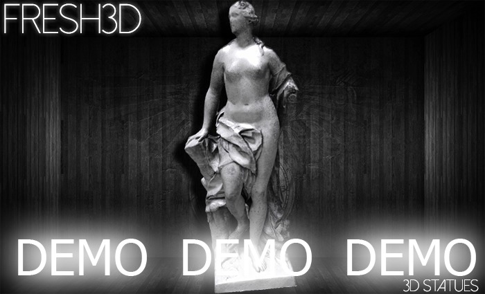 Second Life Marketplace - Fresh3D Diane V STATUE-DEMO