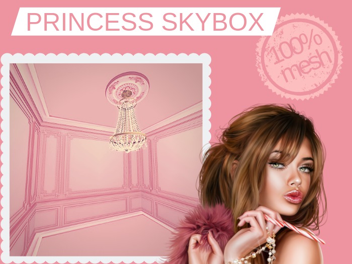 Second Life Marketplace - DETAILED MESH PRINCESS SKYBOX (pink) 14 LI