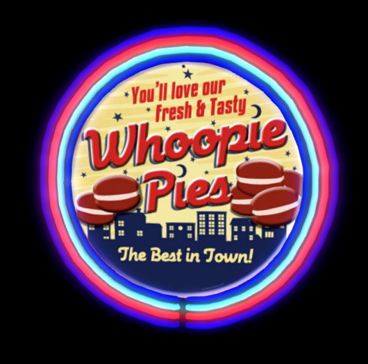 Second Life Marketplace - Whoopie Pie Neon Sign