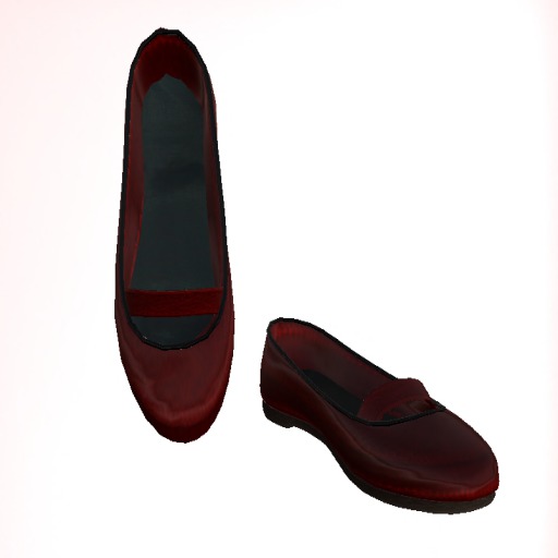 Second Life Marketplace - Ballerina shoes - BLOOD RED SLX BOXED