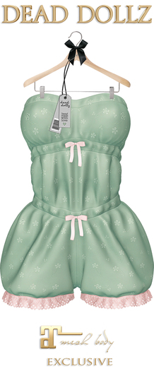 Second Life Marketplace - Dead Dollz - Bev Romper - Mint
