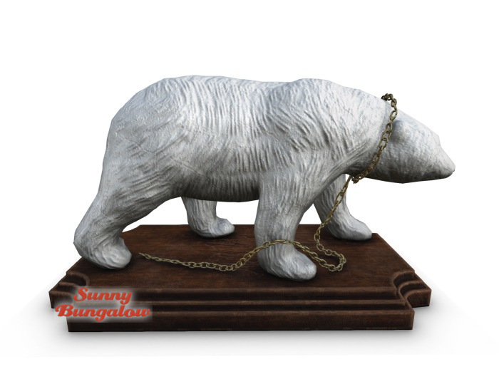 Second Life Marketplace - 01 MADRAS Jambavan Bear Statue (1LI) - RARE