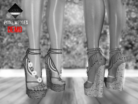 Second Life Marketplace - .::E.D.D.A::. Poine Wedges {DEMO} • Slink ...