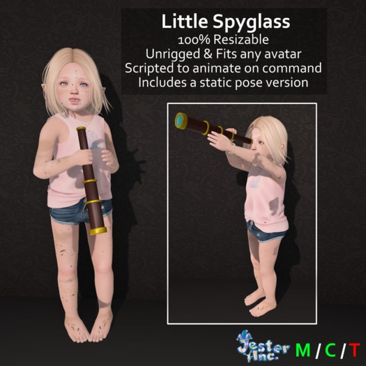 Second Life Marketplace - [Jester Inc.] Little Spyglass!