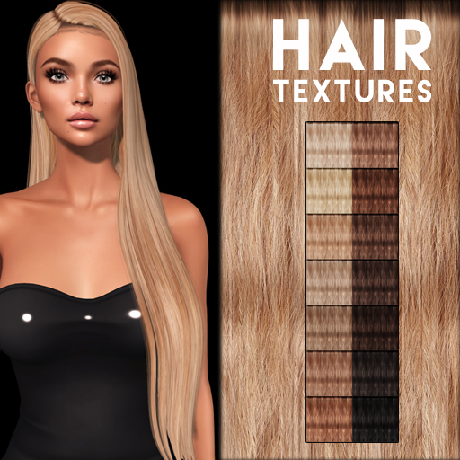 Second Life Marketplace - NOCRUEL | NEW HAIR TEXTURES 03 PACK - FULL PERM
