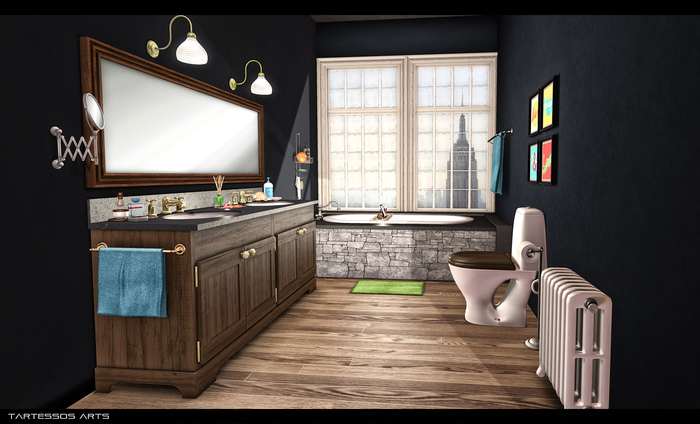 Second Life Marketplace - ::TA Emphasis Bathroom Set -Complete Menu ...